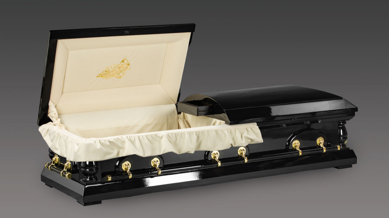 Kennedy Sarg - Prunksarg - Eiche Vollholz